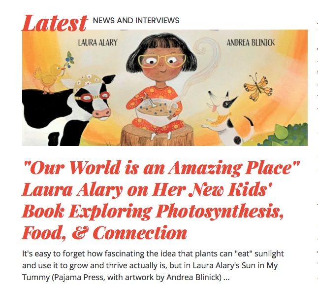 Talking Sun in My Tummy and More with Open Book – Laura Alary